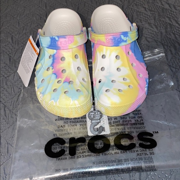 CROCS | Shoes | Crocs Pastel Dreamy Tie Dye Baya Clog | Poshmark